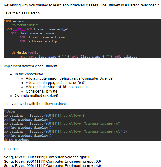 Solved Reviewing why you wanted to learn about derived | Chegg.com
