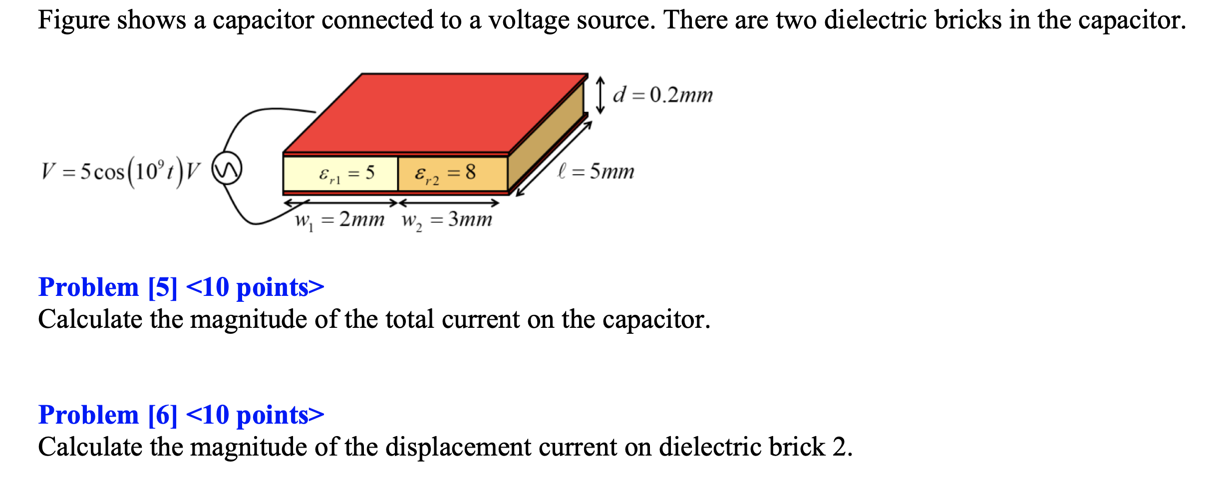 Solved Figure shows a capacitor connected to a voltage | Chegg.com