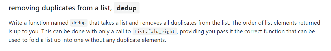 Solved removing duplicates from a list, dedup Write a | Chegg.com