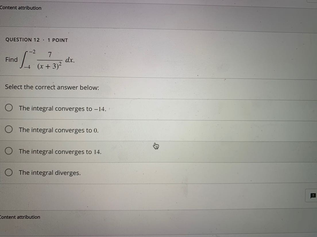 Solved Content attribution QUESTION 12.1 POINT -2 7 Find 3y | Chegg.com