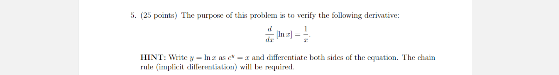 Solved 5. (25 points) The purpose of this problem is to | Chegg.com