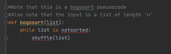 Solved Identify the complexity of the modified bogosort if | Chegg.com