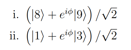 Solved i. (18) + ei°19))/V2 ii. (11) + ei9|3))/V2 | Chegg.com