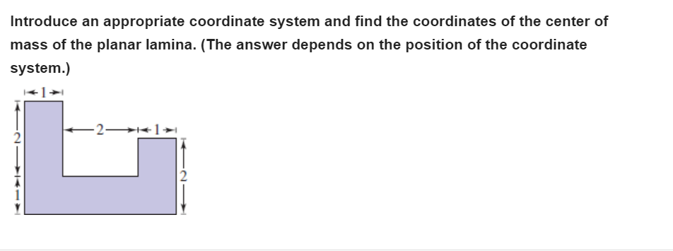 Solved Introduce an appropriate coordinate system and find | Chegg.com