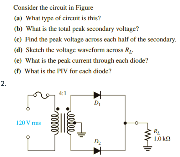 Solved Consider The Circuit In Figure A What Type Of
