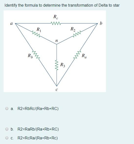 Solved Identify the formula to determine the transformation | Chegg.com