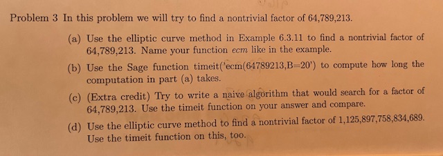 Solved Number Theory.Please answer all parts of ﻿Problem | Chegg.com