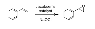 Solved Epoxidation of Styrene using Jacobsen's | Chegg.com