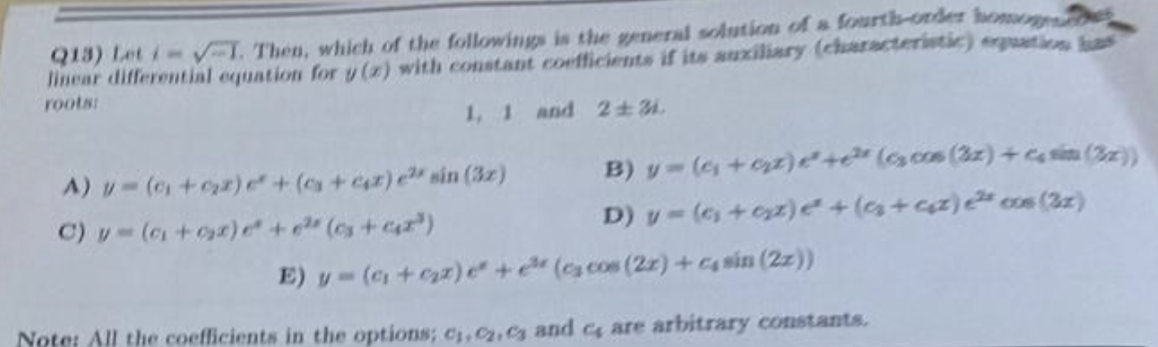 Solved Let i = -12 . ﻿Then which of ﻿the followings is ﻿the | Chegg.com