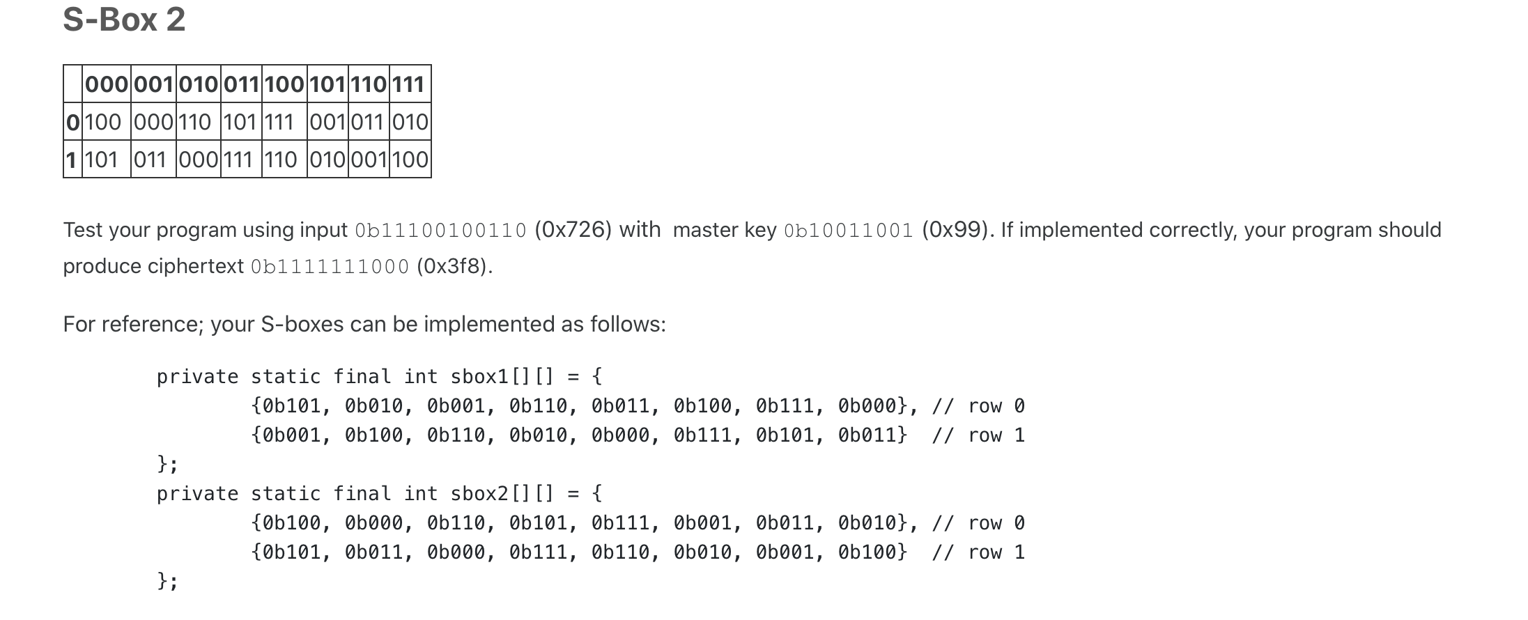 Solved Write a program that performs the simplified DES-type | Chegg.com