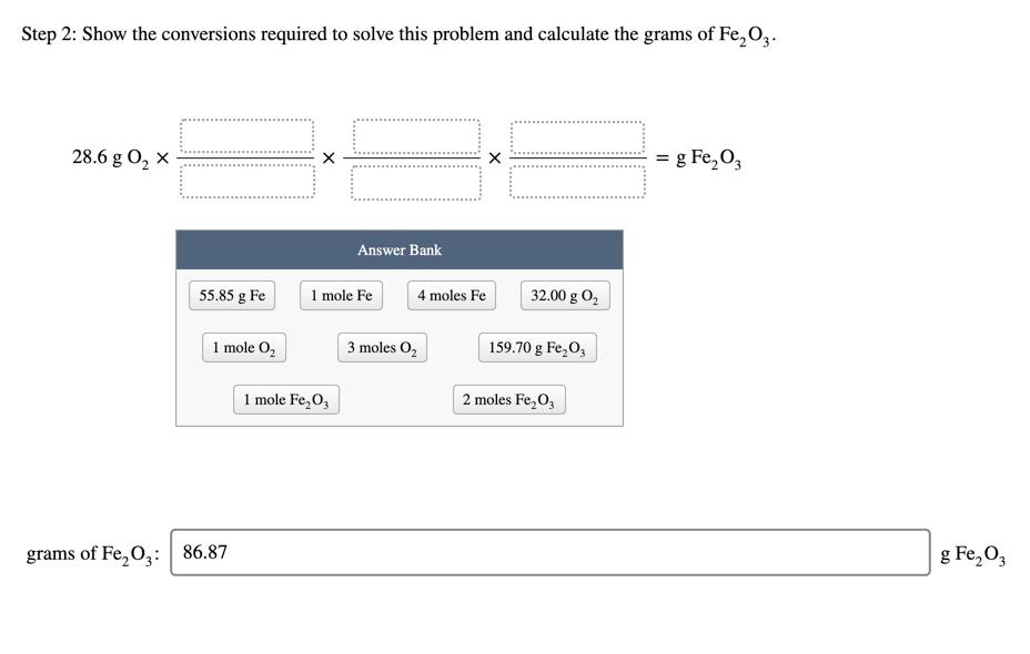Solved Step 2: Show the conversions required to solve this | Chegg.com