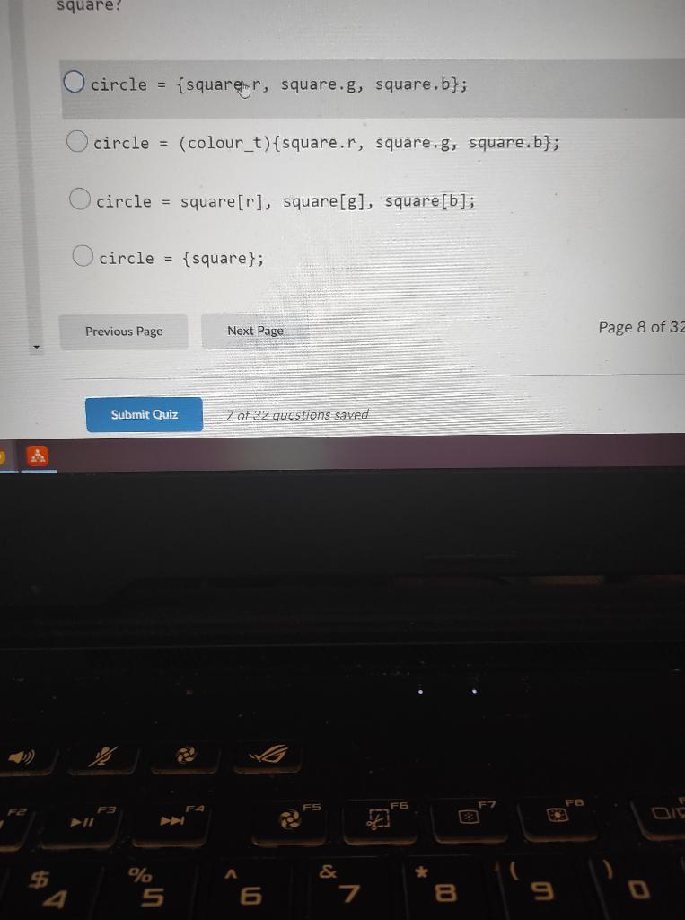 Solved A colour_t structure represents a colour using the | Chegg.com
