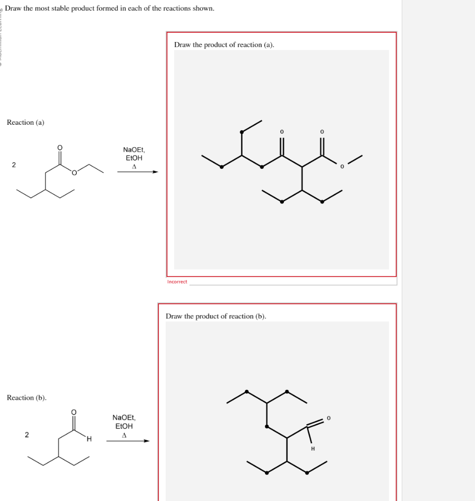Solved Draw the most stable product formed in each of the | Chegg.com