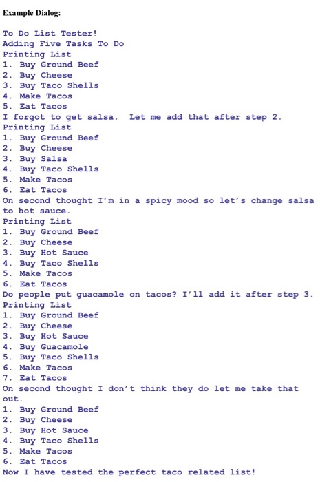 Solved Lab 02 To Do List Objective: Implement a system that | Chegg.com Solved Lab 02 To Do List Objective: Implement a system that | Chegg.com