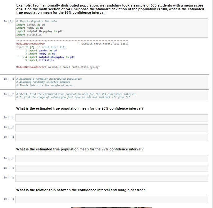 Solved Example: From a normally distributed population, we | Chegg.com