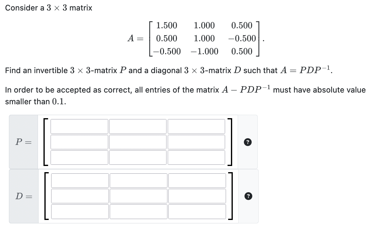 Solved Consider a 3×3 matrix | Chegg.com
