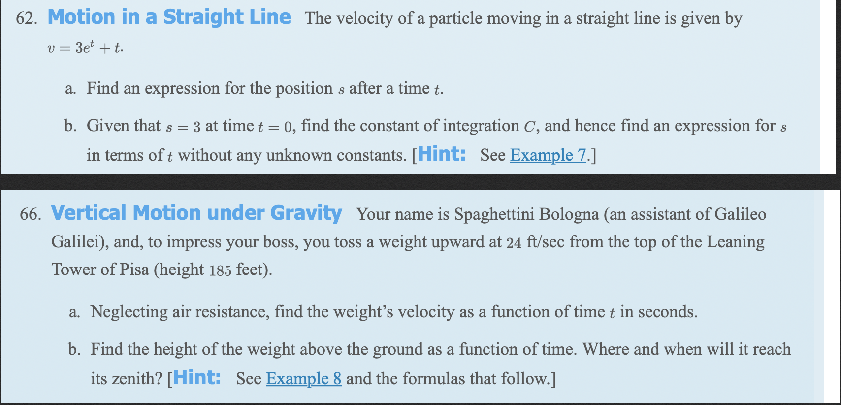 Solved 62. Motion in a Straight Line The velocity of a | Chegg.com
