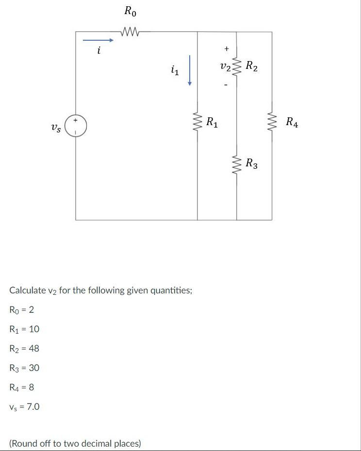 Solved Calculate v2 for the following given quantities; | Chegg.com