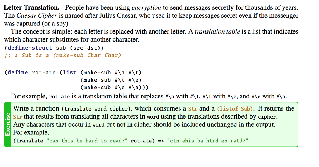 Letter Translation. People have been using encryption | Chegg.com