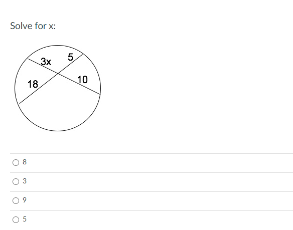 Solved Solve for x : | Chegg.com