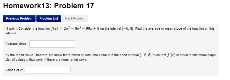 Solved Homework13: Problem 17 Previous Problem Problem List | Chegg.com