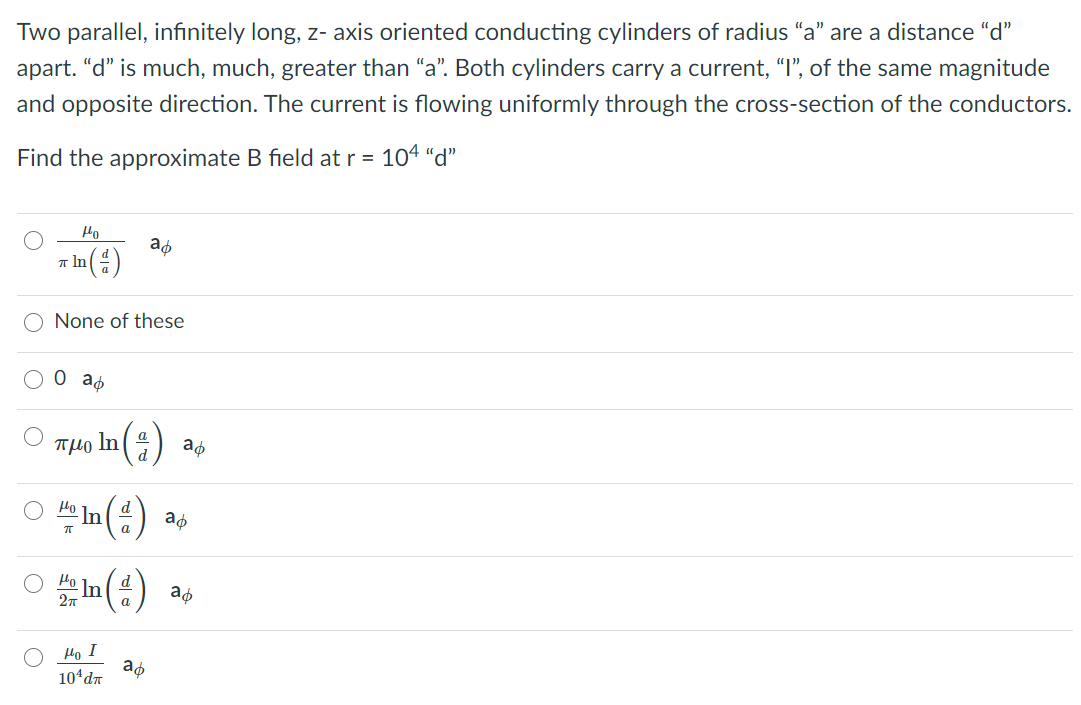 Solved Two parallel, infinitely long, Z- axis oriented | Chegg.com