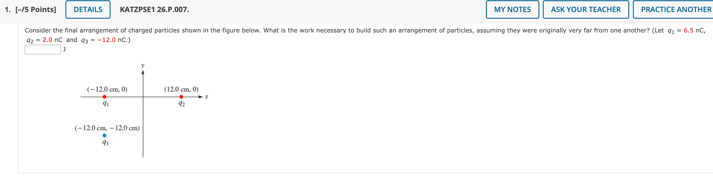 Solved q2=2.0nC and q3=−12.0nC.) JThe figure below shows | Chegg.com