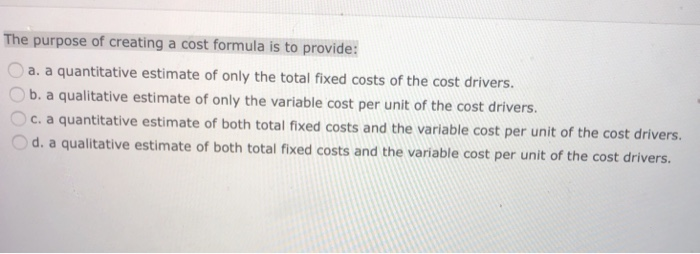 Solved The cost of purchase of plant and equipment is an | Chegg.com