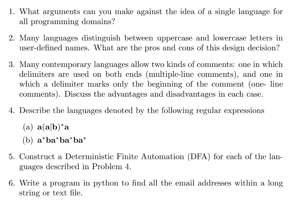 Solved 1. What arguments can you make against the idea of a | Chegg.com