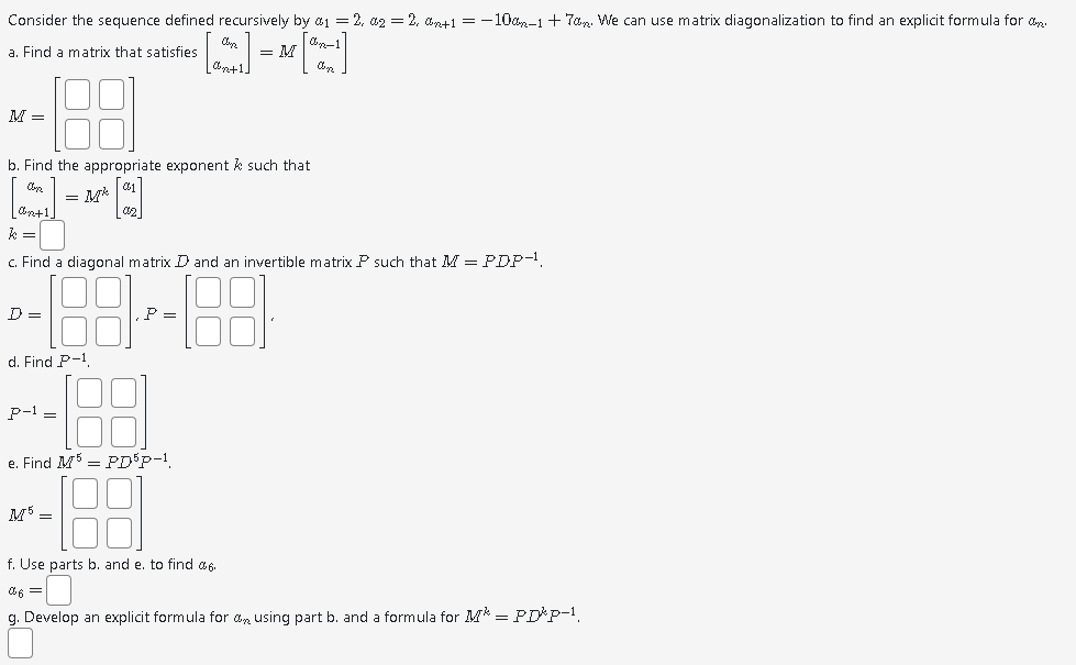 Solved Consider the sequence defined recursively | Chegg.com