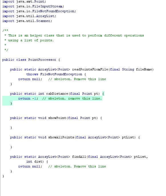 Solved Your assignment is to develop a program that reads a | Chegg.com