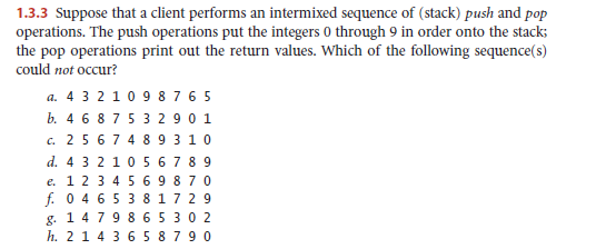 Solved 133 Suppose That A Client Performs An Intermixed 