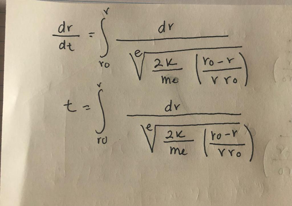 dr dr dt ro 2. ro-r me rro t dr 2. roor ro me vro | Chegg.com