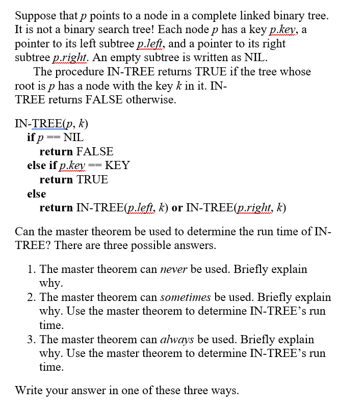Solved Suppose that p points to a node in a complete linked | Chegg.com