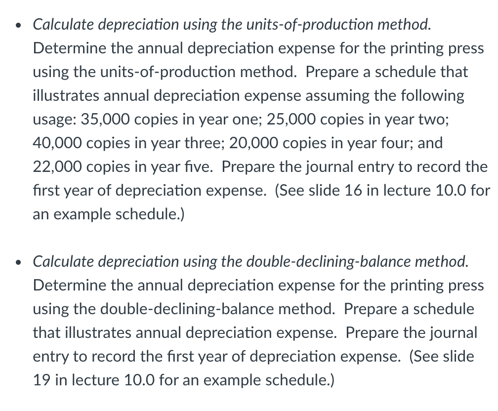 Solved Use the information below to answer this question. | Chegg.com