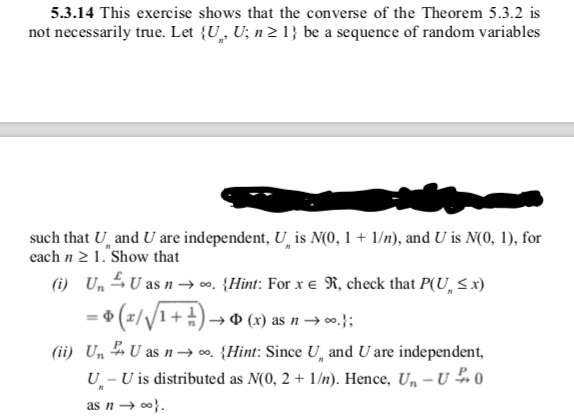 Solved 5.3.14 This exercise shows that the converse of the | Chegg.com