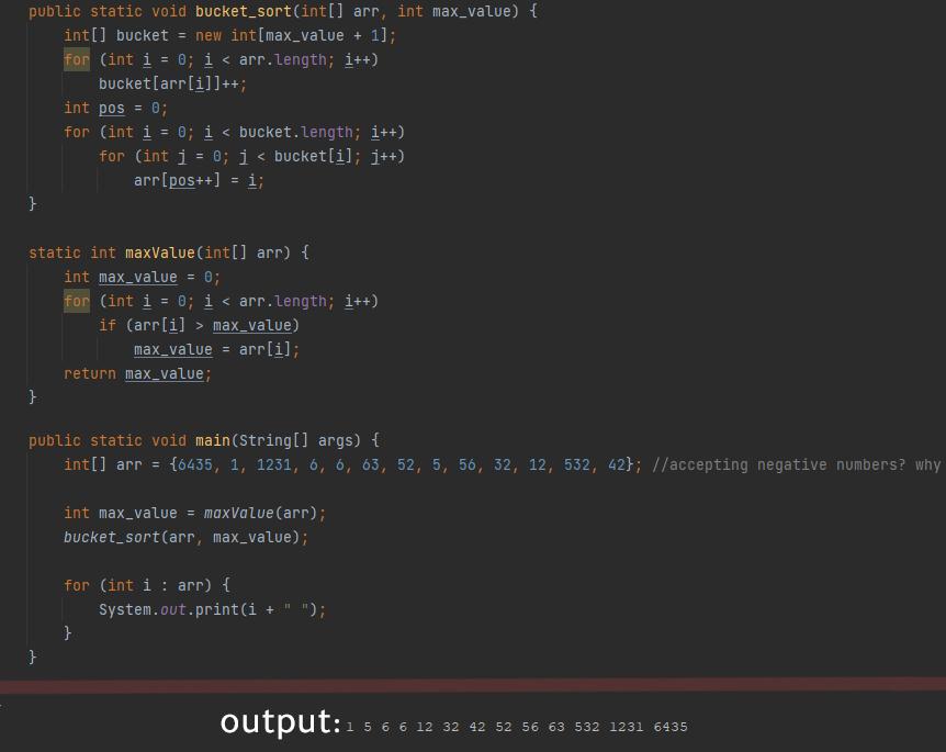 Solved Explain the bucket_sort function in a detailed | Chegg.com