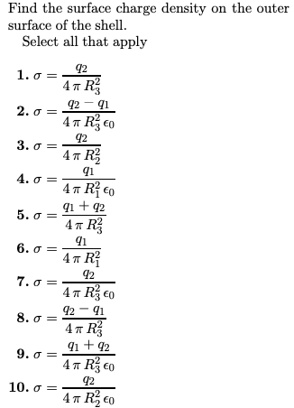 Solved A solid conducting sphere of radius R1 and total | Chegg.com