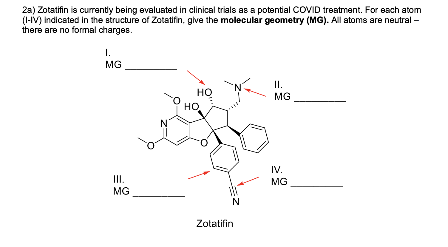 Solved 2a) Zotatifin is currently being evaluated in | Chegg.com