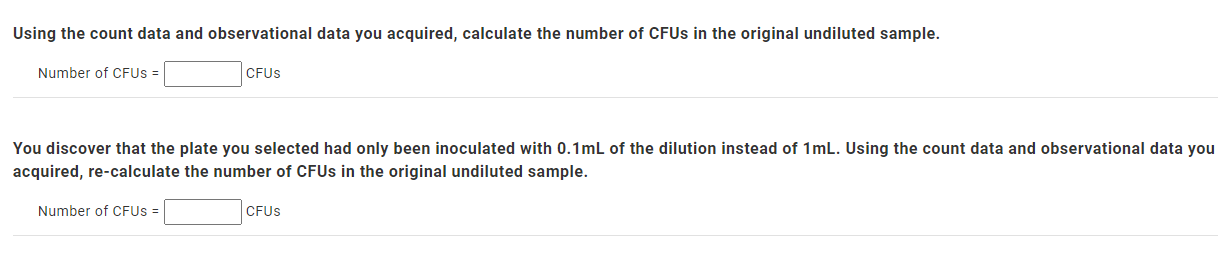 Using the count data and observational data you | Chegg.com