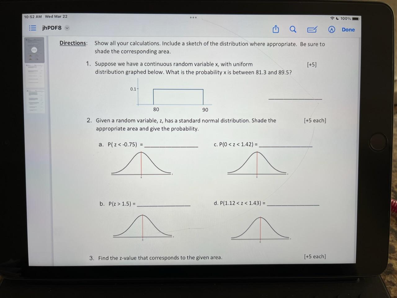 Solved Show all your calculations. Include a sketch of the | Chegg.com