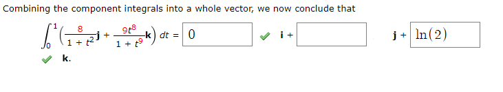 Solved Combining the component integrals into a whol e | Chegg.com
