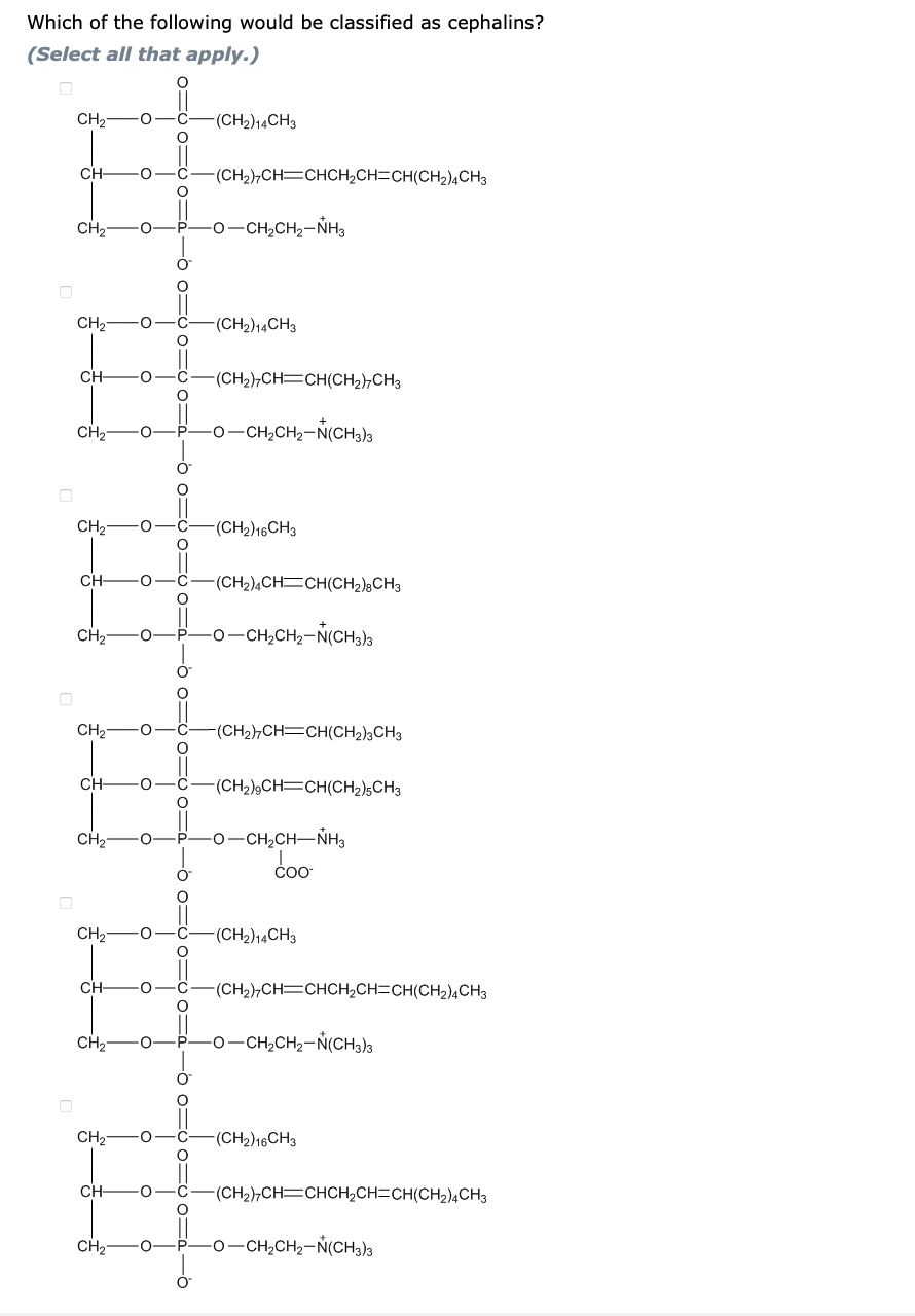 Solved Which of the following would be classified as | Chegg.com