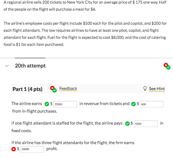 Solved A regional airline sells 200 tickets to New York City | Chegg.com