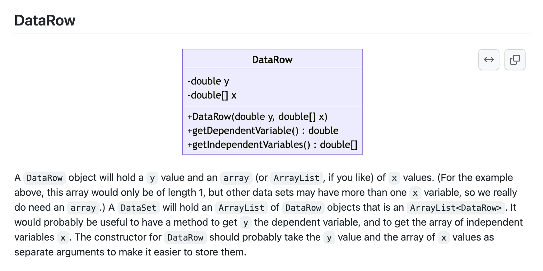 Solved A Object Will Hold A Y Value And An Or Arraylist If 