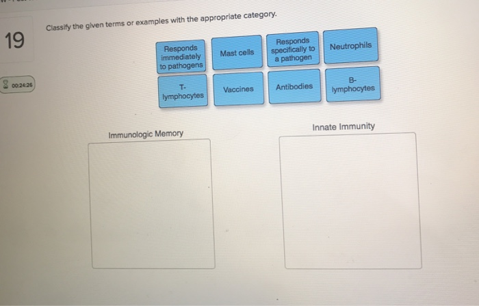 Solved Classify the given terms or examples with the | Chegg.com Solved Classify the given terms or examples with the | Chegg.com