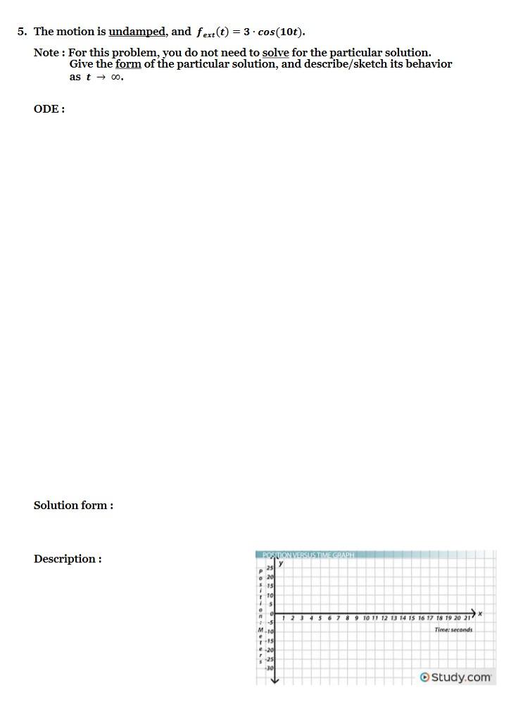Solved For all problems, refer to the spring-mass system | Chegg.com
