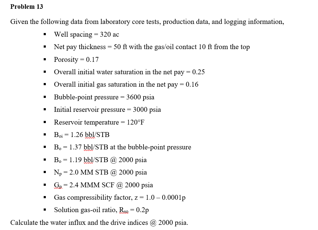 Solved Problem 13Given the following data from laboratory | Chegg.com