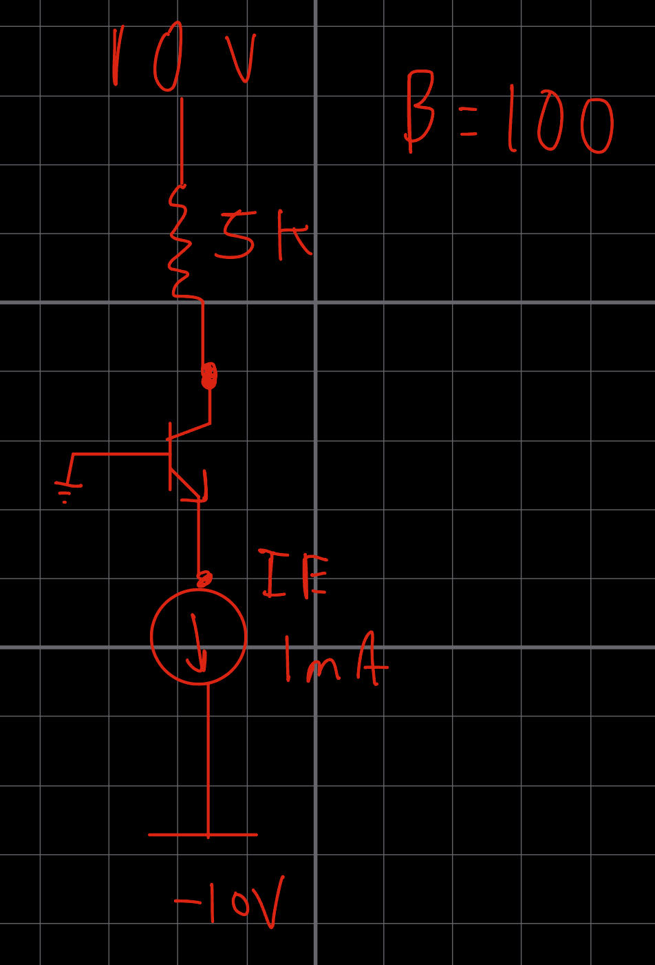 Solved Find Vc, Vb, Ve, Ib, Ie, Ic | Chegg.com