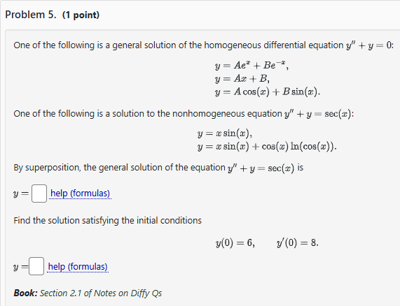 Solved Problem 5. (1 ﻿point)One of ﻿the following is ﻿a | Chegg.com